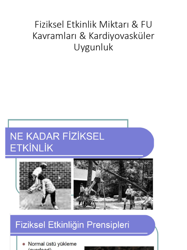 Fiziksel Uygunluk | PDF
