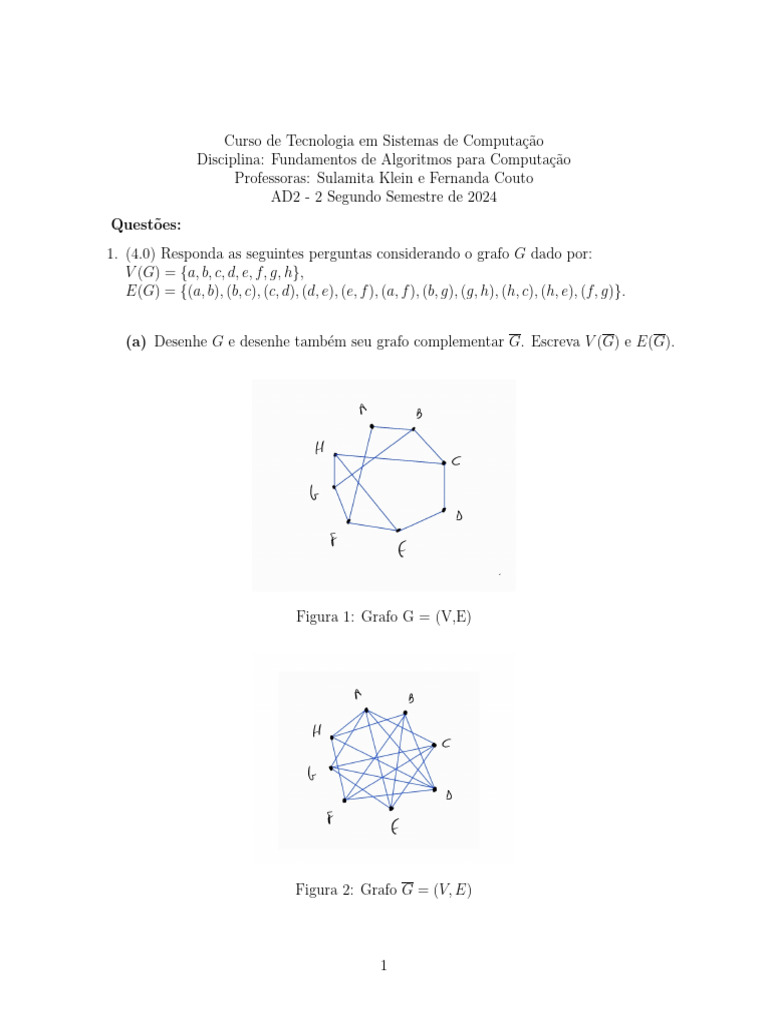 Fundamentos de Algoritmos em Grafos | PDF | Teoria dos Gráficos ...