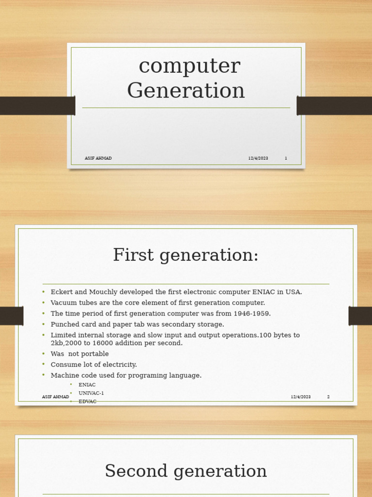 Computer Generation | PDF