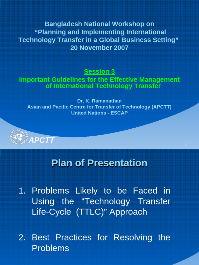 Ramanathan Guidelines For ITT - Presenta (Session 3) | PDF ...