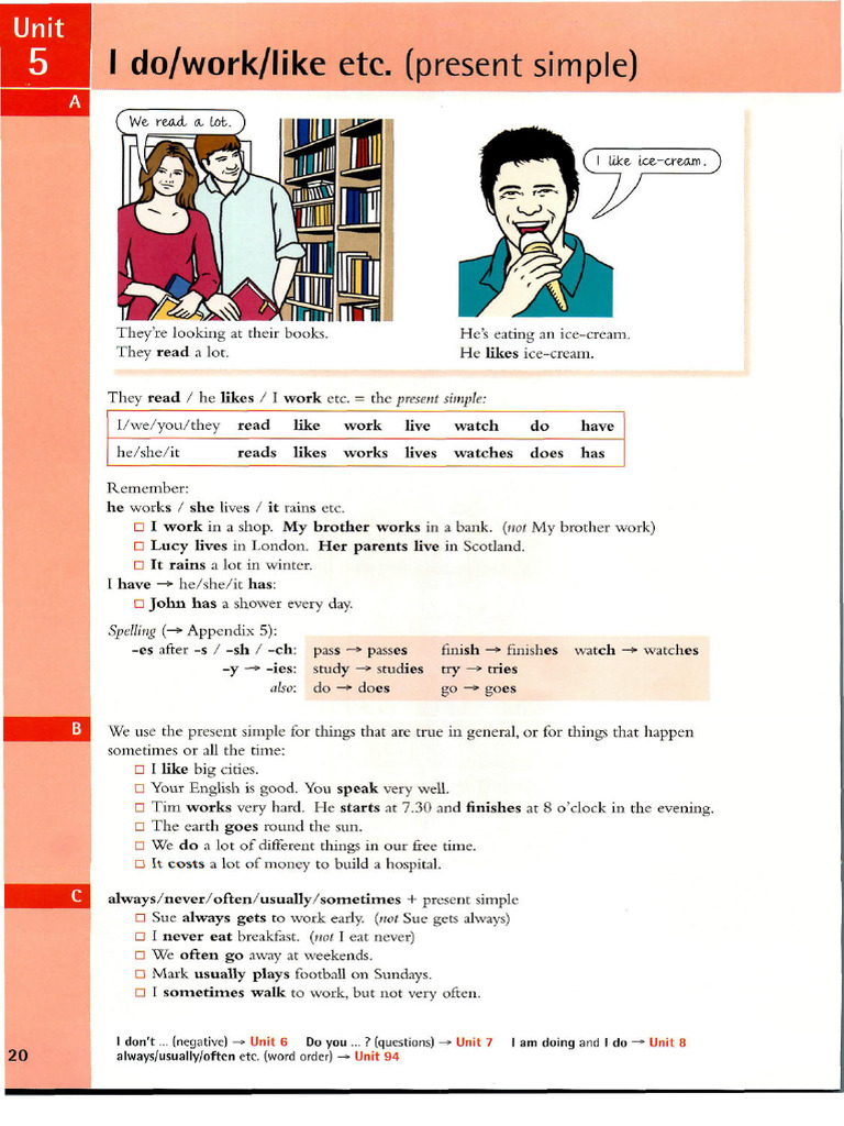 ESSENTIAL GRAMMAR IN USE - BASIC -21-43 | PDF
