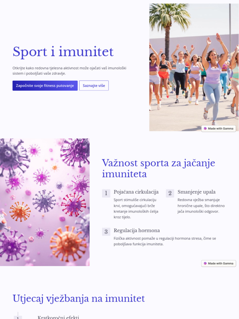 Sport I Imunitet | PDF