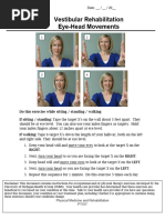 Vestibular Rehabilitation: Gaze Stabilization Exercise Vorx1 | PDF ...