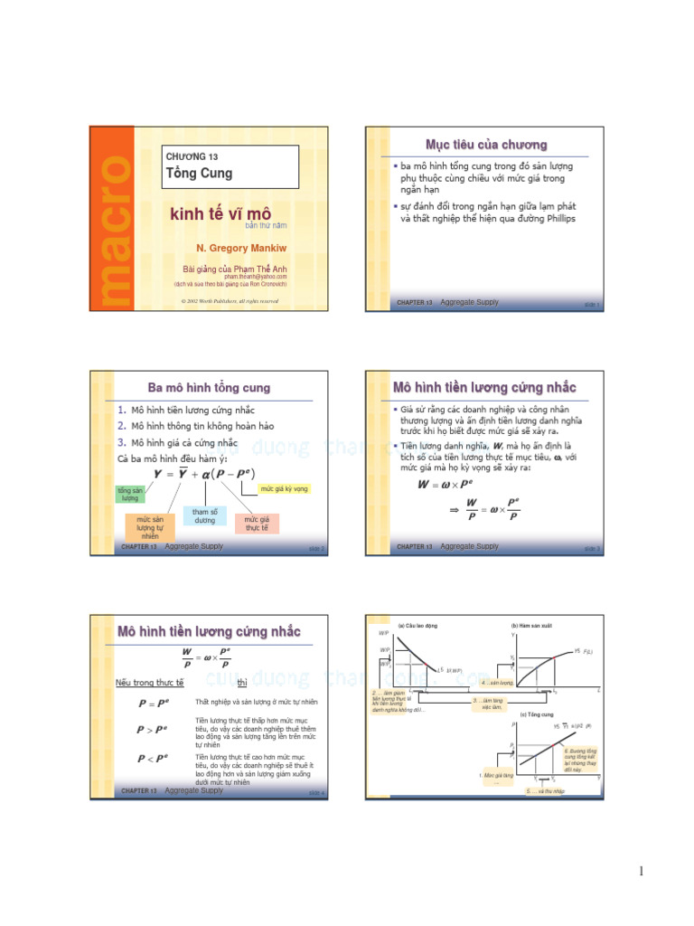 (KTVM) - Kinh-Te-Vi-Mo - Pham-The-Anh - Chapter13 - (Cuuduongthancong - Com) | PDF