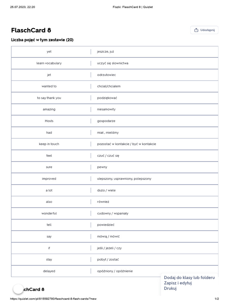 FlashCard 8 | PDF