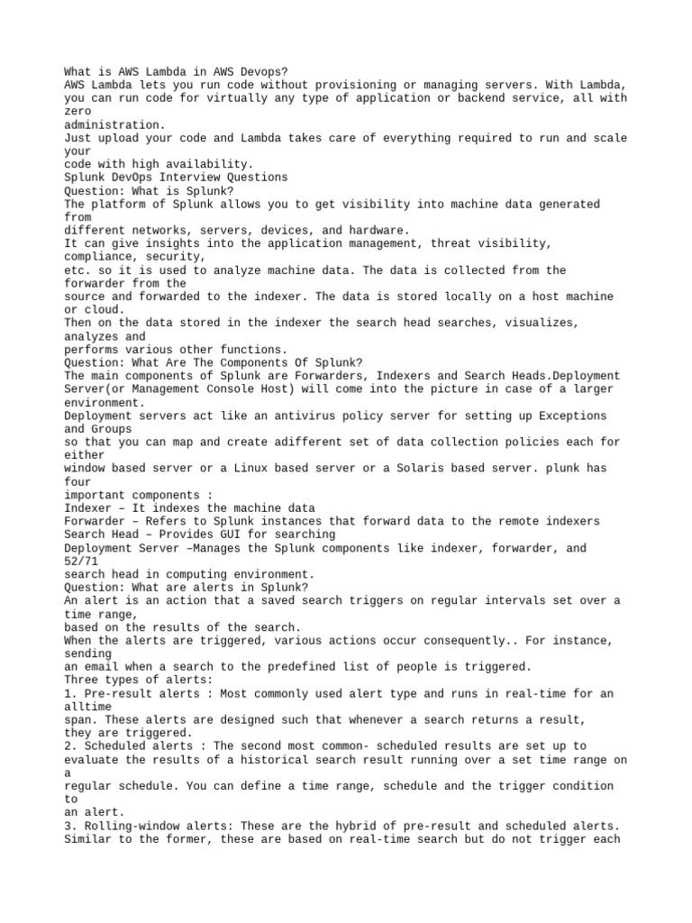 Splunk | PDF | Server (Computing) | Data