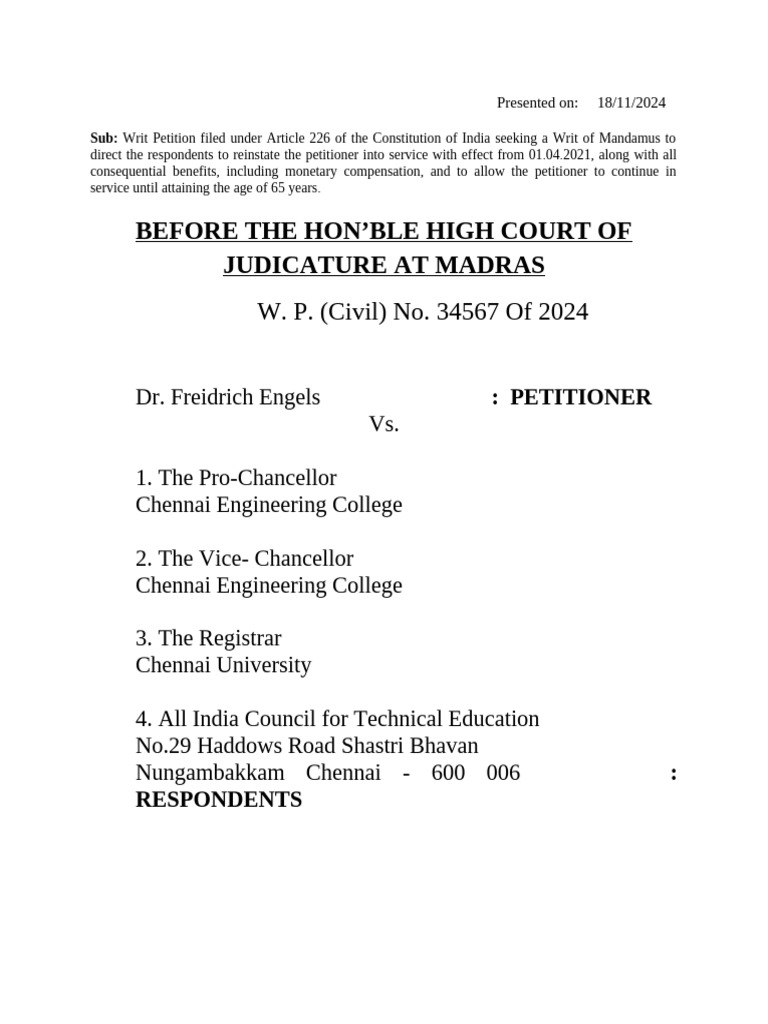 WRIT OF MANDAMUS | PDF | Writ | Supreme Court Of The United States