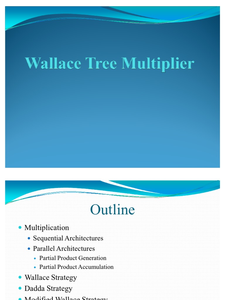 Wallace Tree Multiplier | PDF