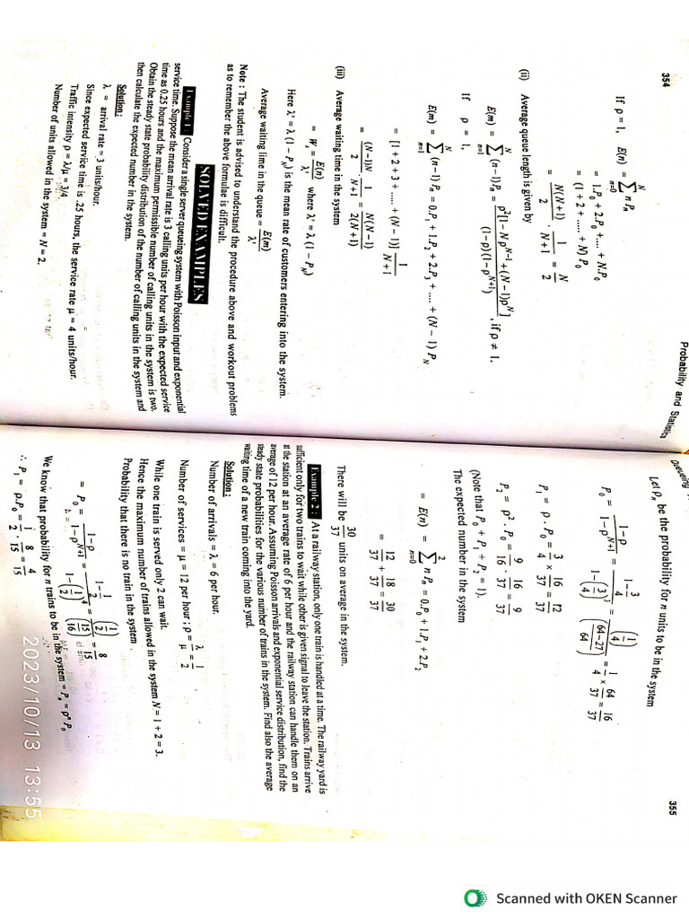 Or Queueing Theory | PDF Or Queueing Theory | PDF