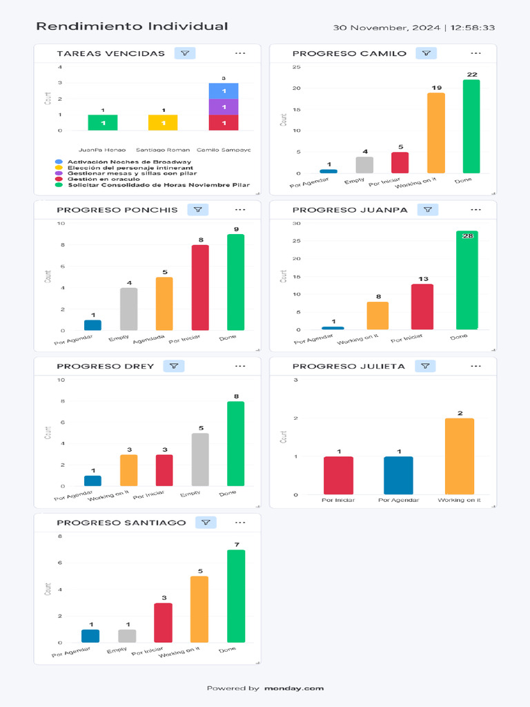 Rendimiento Individual | PDF
