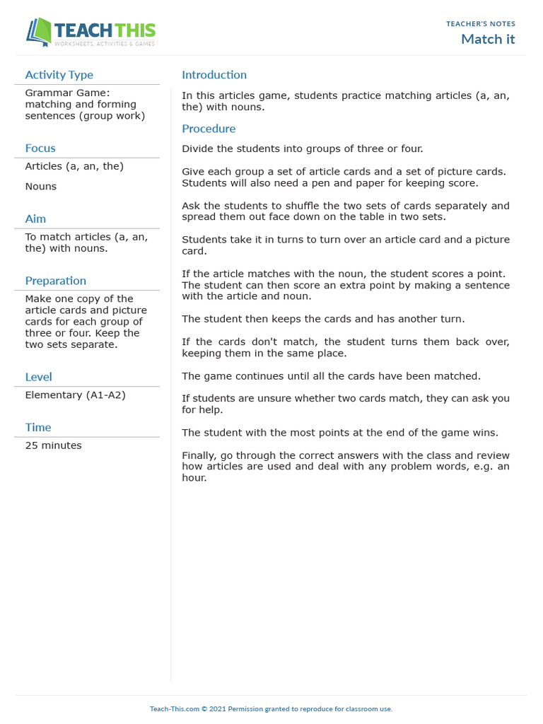 match-it | PDF | Languages | Foreign Language Studies