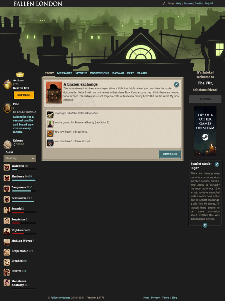Fallen London | PDF