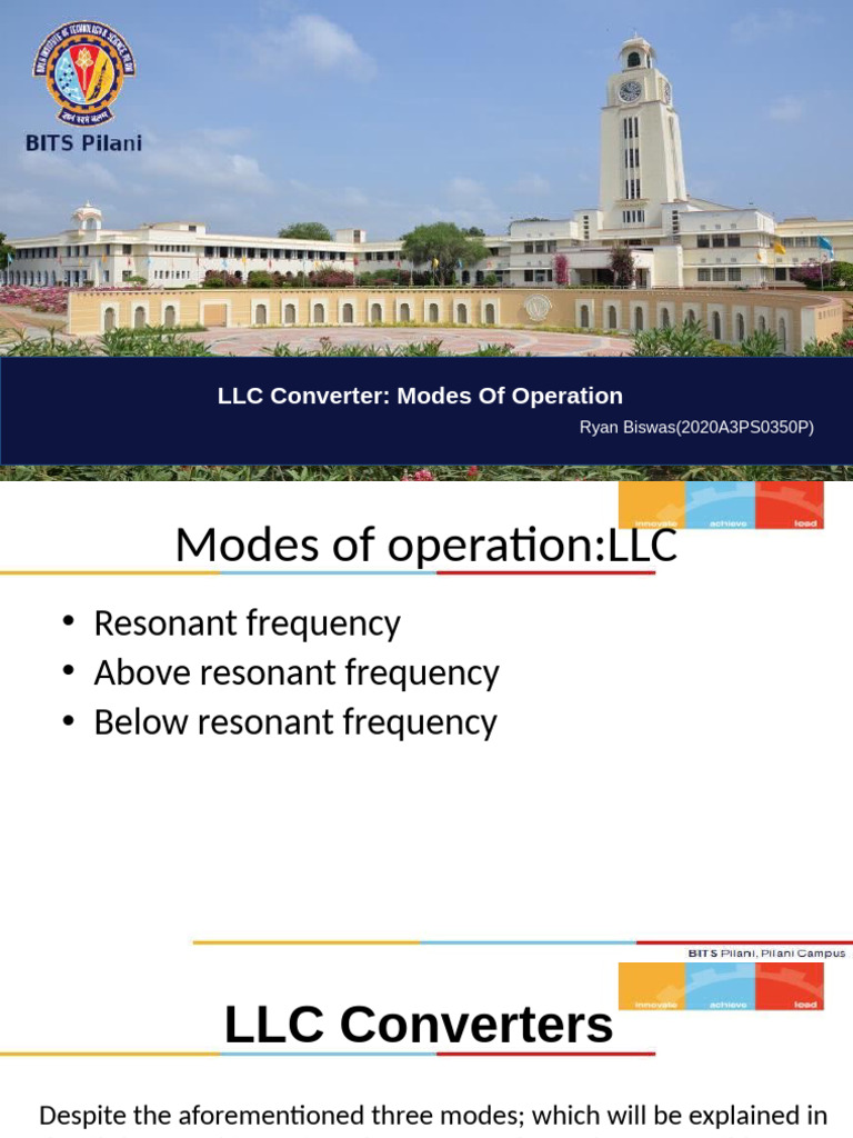 SOP - Modes of Operation - DC - LLC | PDF | Rectifier | Resonance