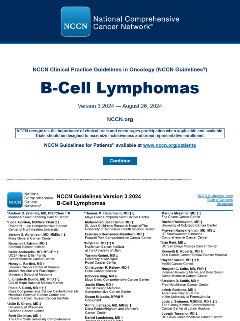 B Cell | PDF | Lymphoma | Cancer