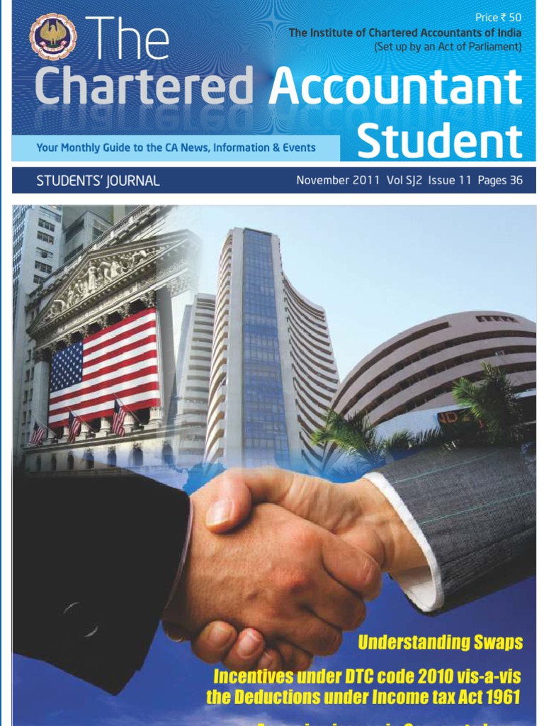 Icai Student Journal Nov, 2011 | PDF