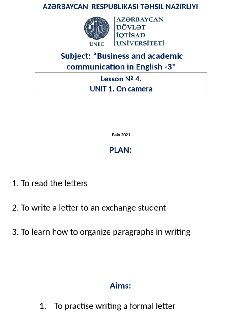 Business Communication in English 3 | PDF
