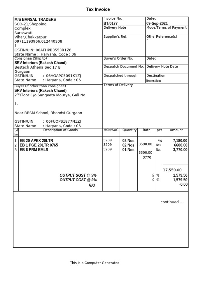 New Bill BT-3408 | PDF | Payments | Economy Of India