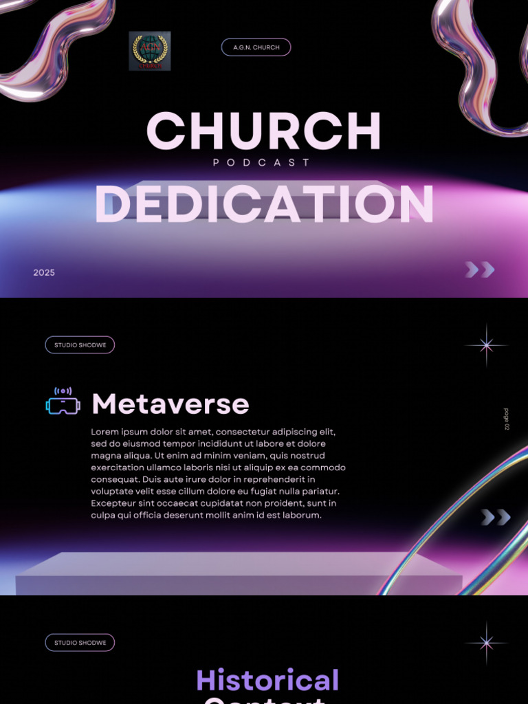 Purple Pink Gradient Modern Metaverse Presentation | PDF