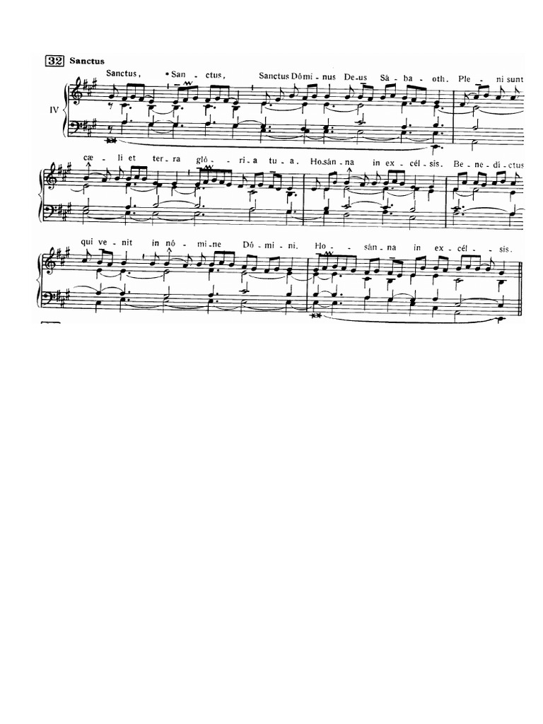 Orgue Sanctus I | PDF