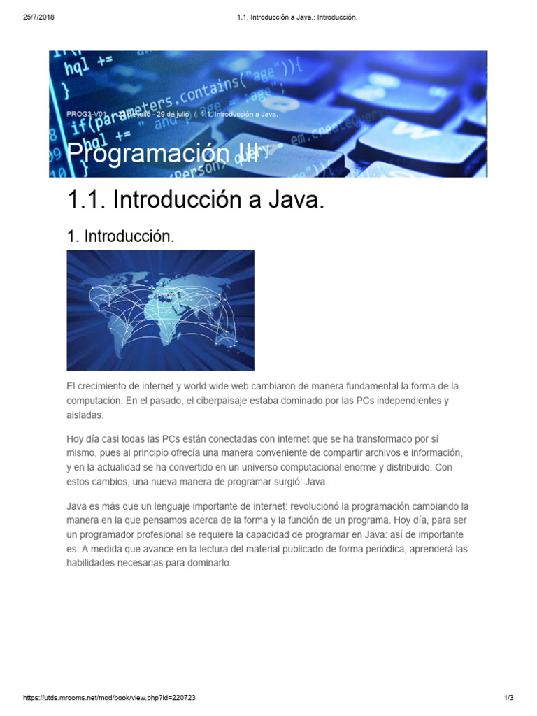 1.1. Introducción A Java. - Introducción | PDF | Java (lenguaje de programación) | Lenguaje de ...