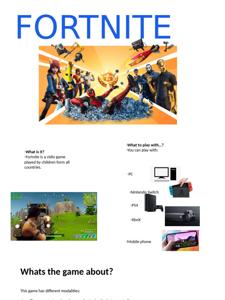 Fortnite Ingles Estrascolar | PDF
