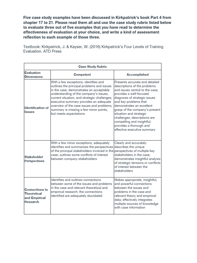Three Case Studies Evaluation | PDF | Evaluation | Empirical Evidence
