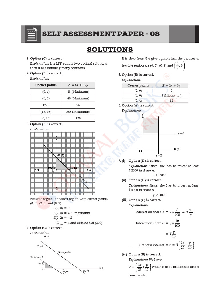 Linear Programming Solutions Guide | PDF | Loss Function | Mathematical Optimization