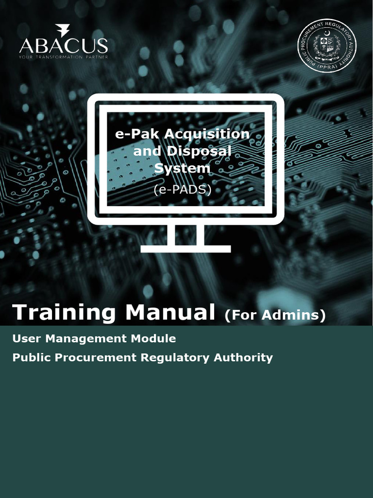 User | PDF | Procurement | Login