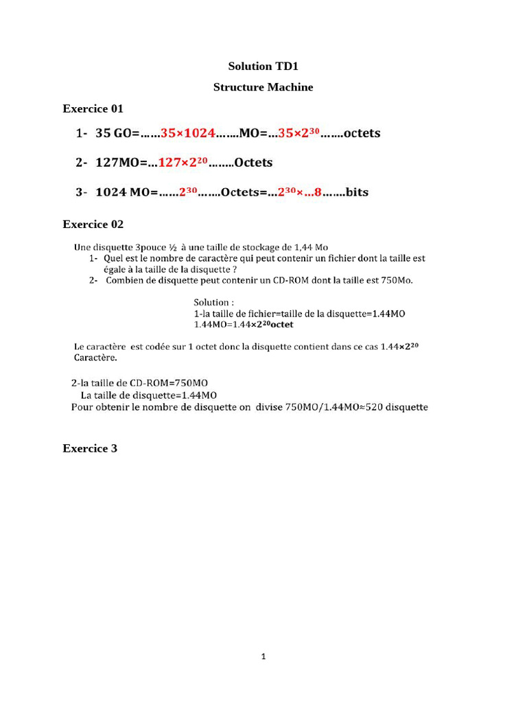 Solution td1 | PDF