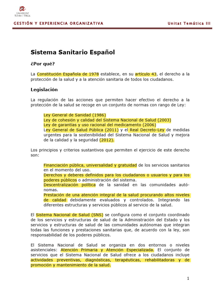 2022 Modul III 1 SNS I PSCatalana | PDF | Cuidado de la salud | Gobierno