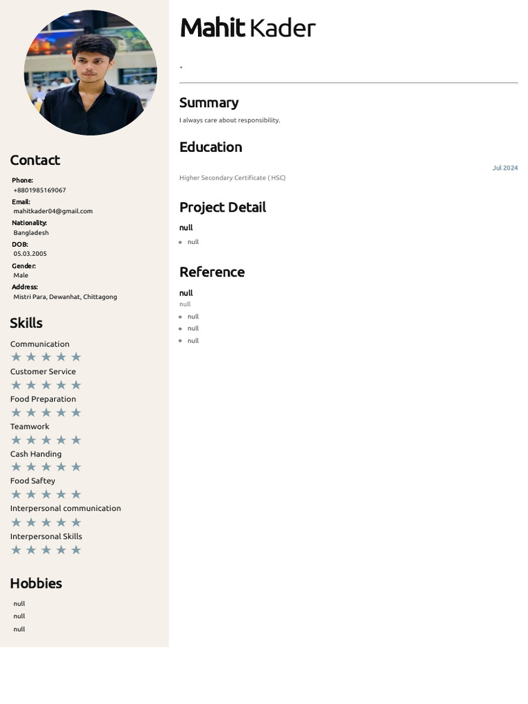 Mahit Resume 538 | PDF