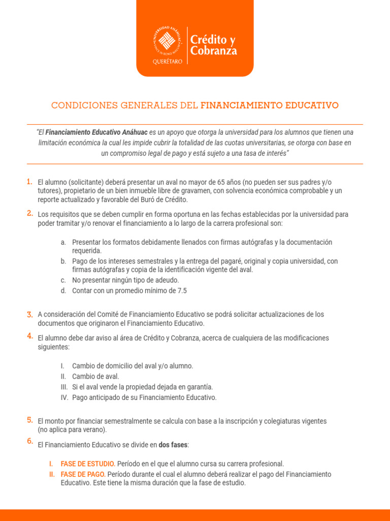 Condiciones Generales | PDF