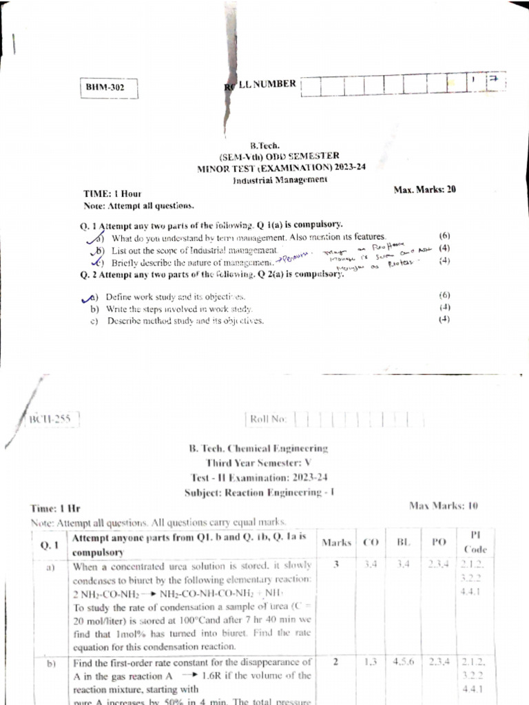 PYQ_Semester_5 | PDF