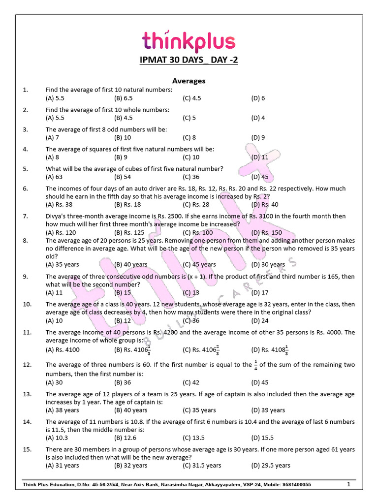 IPMAT 30 Days - Day - 2 (Practice Paper) 06-12-2024 | PDF