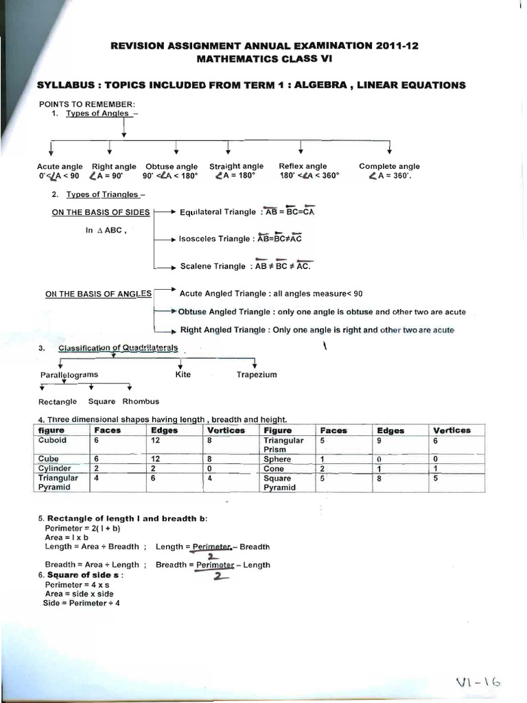 CBSE Class 6 Maths Practice Worksheets (3) | PDF