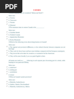 Canadian Citizenship Test Q&A Guide | PDF | Provinces And Territories ...