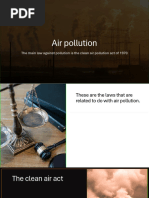 Clean Air Act - Lesson Plan Day 1 | PDF | Clean Air Act (United States ...