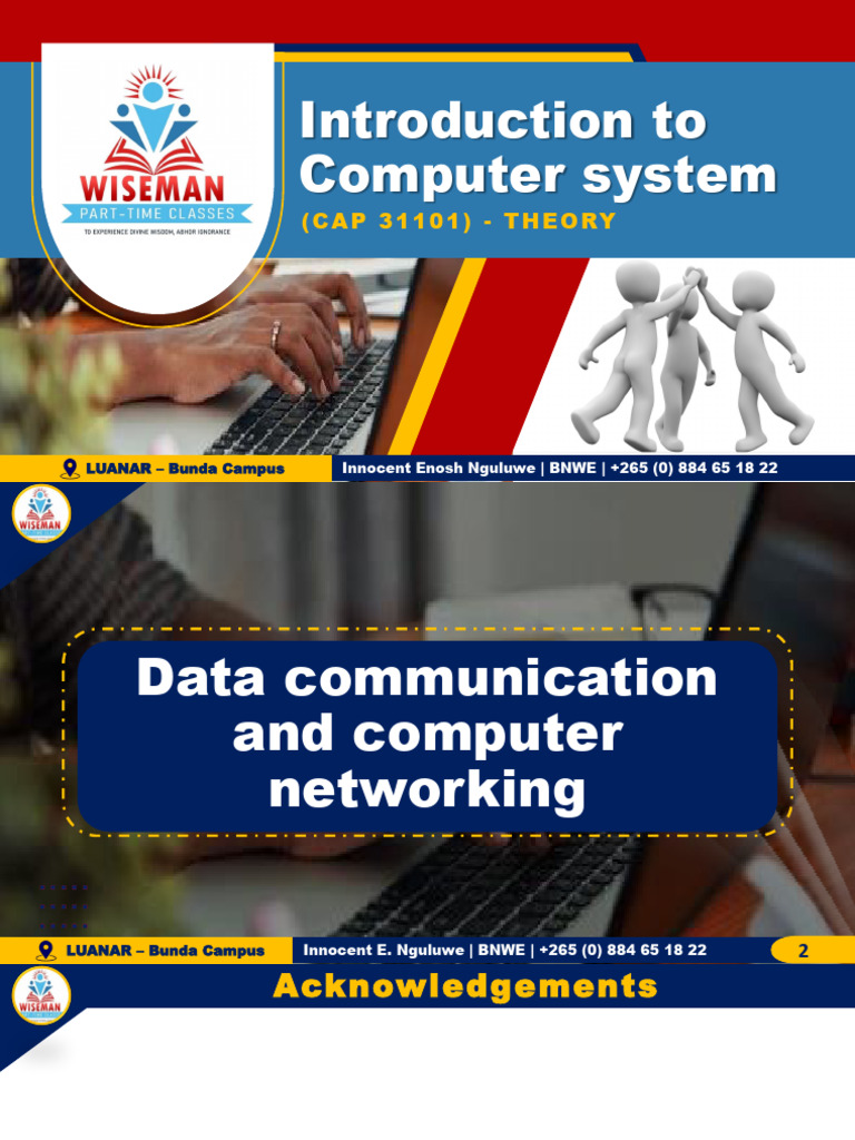 1.4 CAP31101 - Data Communication and Networking (INNOCENT NIE) | PDF ...