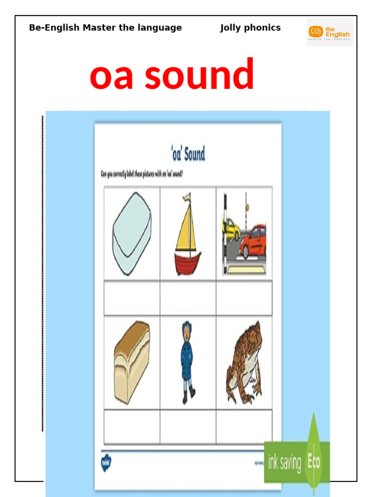 oa sound activities | PDF