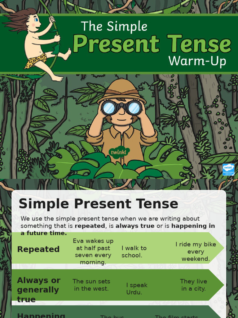 Simple Present Tense Guide | PDF | Verb | Grammatical Conjugation