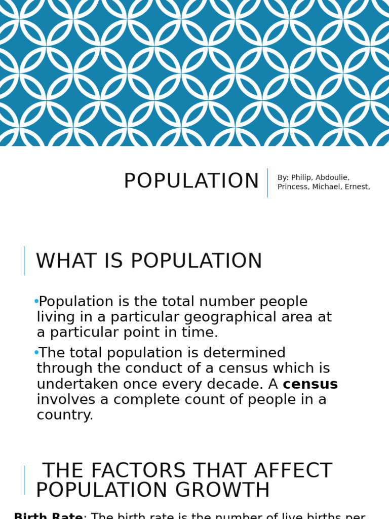 POPULATION | PDF