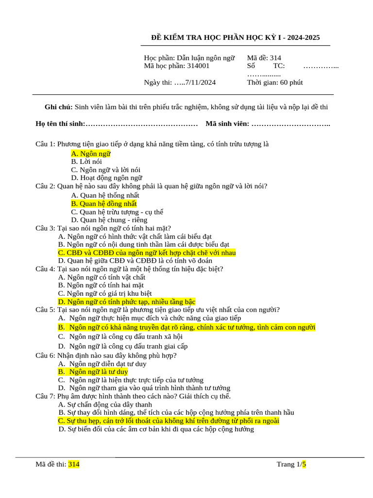 De Thi Dlnn_dai Tra_24 Cvh | PDF