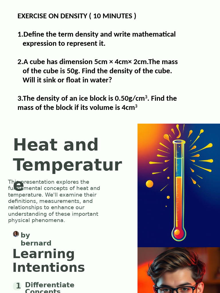 Understanding Heat and Temperature Concepts | PDF | Temperature | Celsius