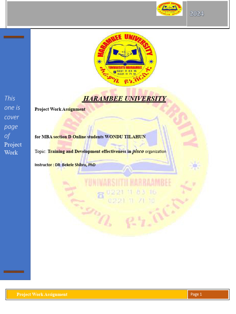 HRM Assignment WT | PDF | Mentorship | Educational Technology