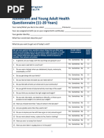 Headss-Assessment Sample Format | PDF | Sexually Transmitted Infection ...