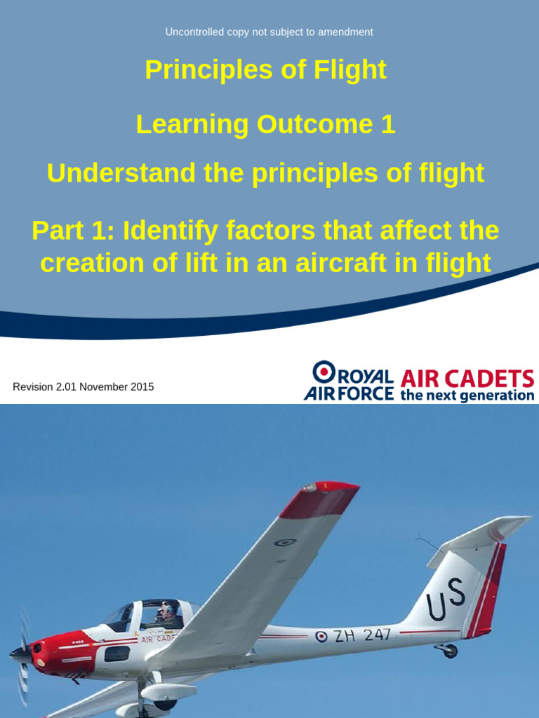 LO1 Part 1 Understand The Principles of Flight | PDF | Lift (Force ...