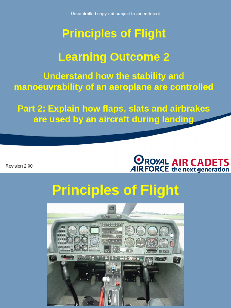 LO2 Part 2 Understand The Principles of Flight | PDF | Flap ...