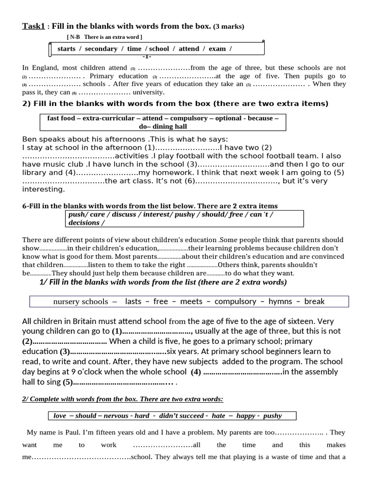 Review Module 2 School 8th Form | PDF