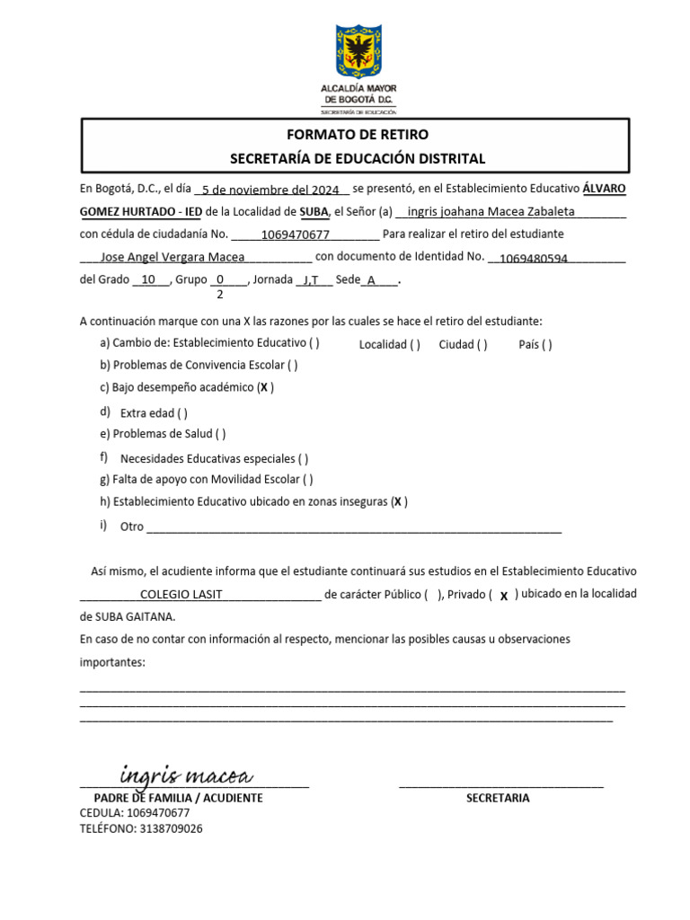 FORMATO RETIRO.pdf (1) | PDF