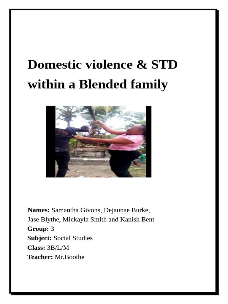 Domestic Violence & STD 2 | PDF | Sexually Transmitted Infection | Domestic Violence